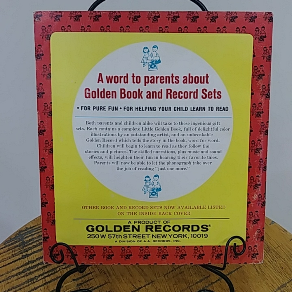 Vintage 1958 Peter Rabbit Little Golden Book With 45 … - Gem